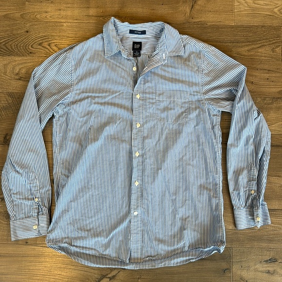 GAP | Shirts | Mens Gap Tall Large Fitted Buttonup Shirt | Poshmark